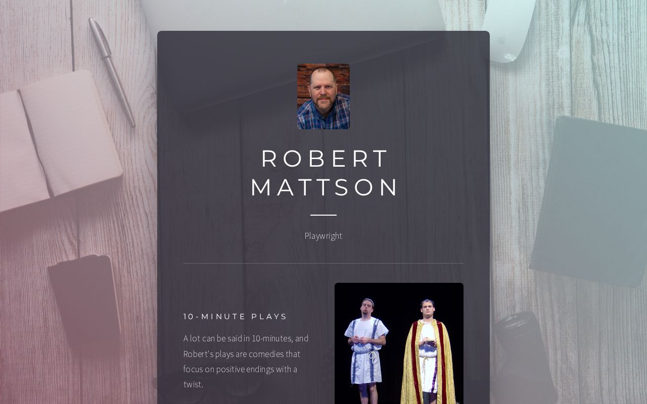 Robert Mattson - Playwright